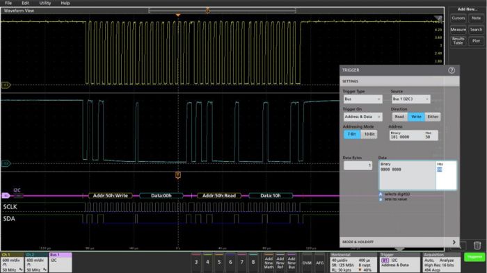 5-SREMBD | Option de déclenchement et d'analyse embedded (I2C, SPI) pour MSO 5