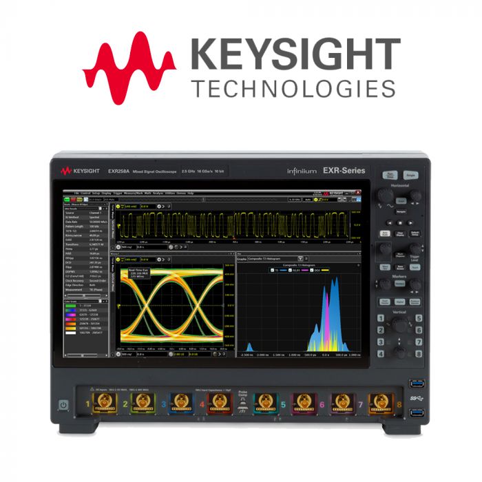 EXR-SERIE | Oscilloscopes Keysight série EXR, 4 ou 8 voies, 500 MHz à 6 ...