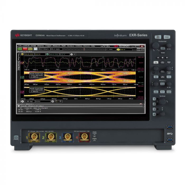 EXR604A | Oscilloscope Keysight EXR604A 4 voies, 6 GHz, 10 bits, écran ...
