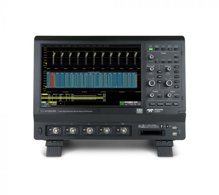 HDO4104A-MS | Oscilloscope numérique mixte 4 voies 1 GHz, 10 Géch/s, 12 ...