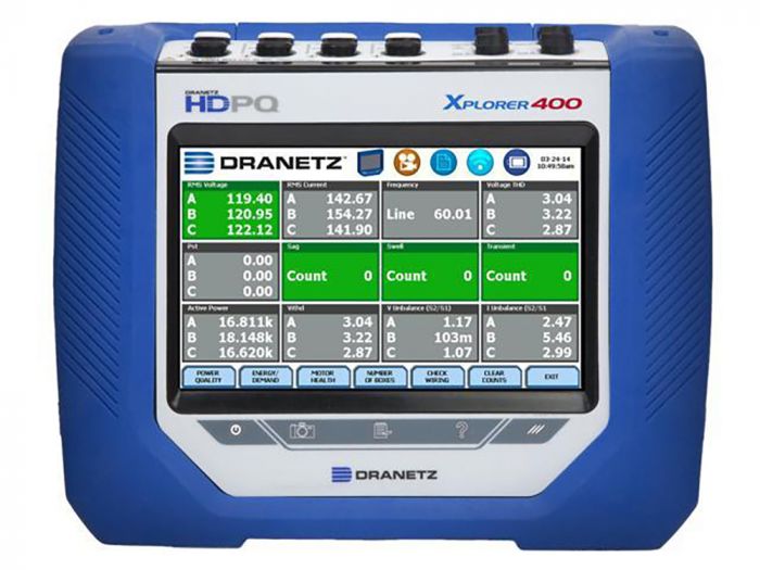 HDPQ-X4AFLEX3KPKG | Kit analyseur de réseau électrique Xplorer 400