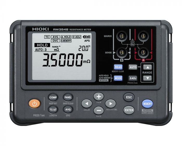 HI-RM3548 | Mesureur de résistances portable, gammes de 3,5000 mΩ à 3,5000 MΩ