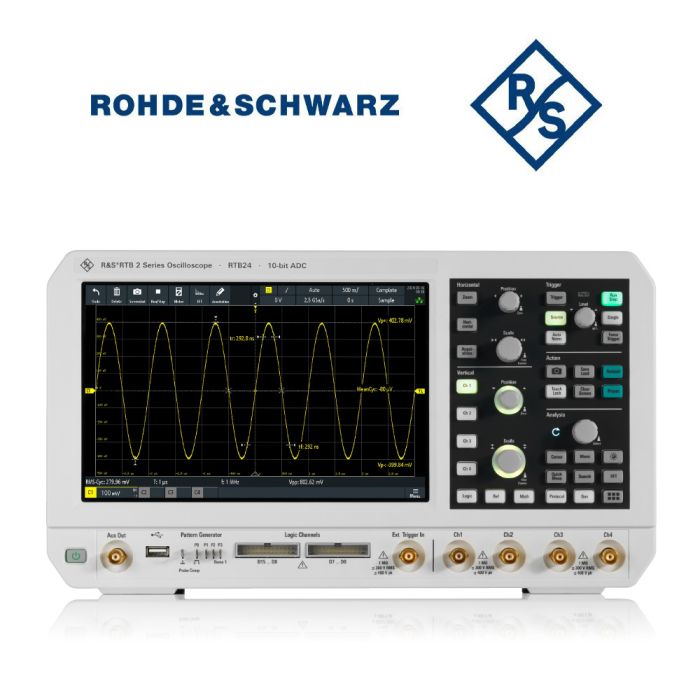 RTB2-SERIE | Oscilloscopes R&S série RTB2 2 à 4 voies, 70 à 300 MHz, 10 ...