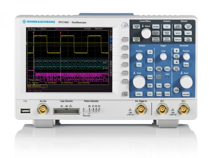 RTC1002 | Oscilloscope numérique 2 voies 50 MHz