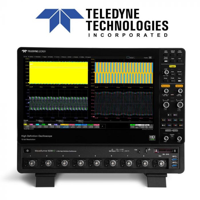 WR8000HD | Oscilloscopes Teledyne série WR8000HD / 8 voies, 350 MHz à 2 ...