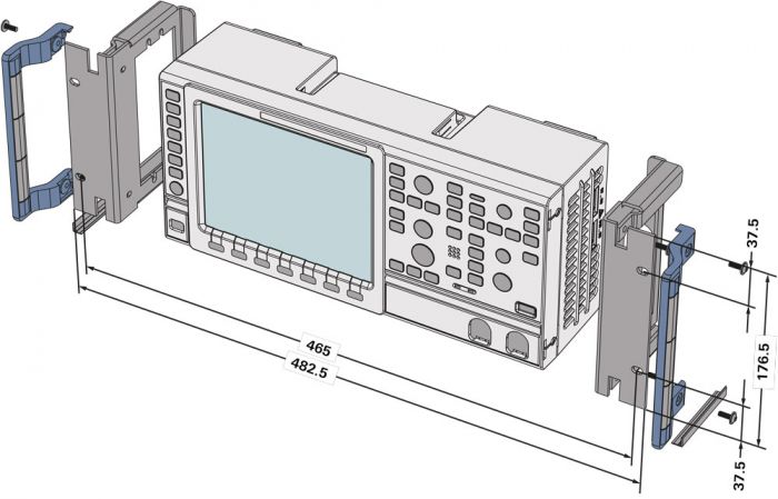 ZZA-RTM | Kit de montage rack 19'' pour série RTM