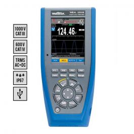 MTX3293-B | Multimètre numérique graphique TRMS AC+DC, 100 kPts, IP67 ...